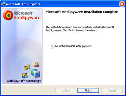 Microsoft Antispyware - Printer Friendly version